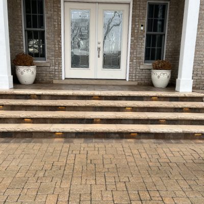Paver Steps & Landings - Chicagoland Hardscapes by Design Pavers