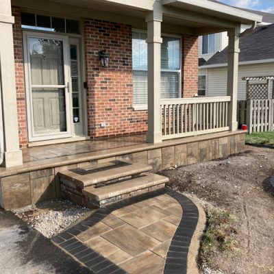 Paver Steps & Landings - Chicagoland Hardscapes by Design Pavers