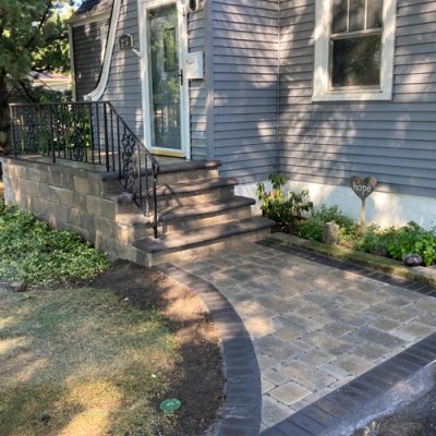 Paver Steps & Landings - Chicagoland Hardscapes by Design Pavers