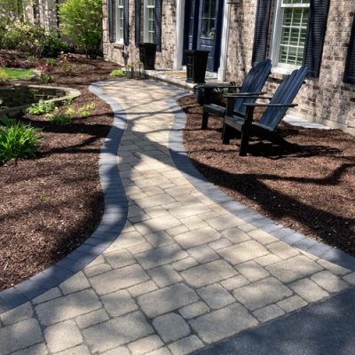 Paver Sidewalks - Chicagoland Hardscapes by Design Pavers