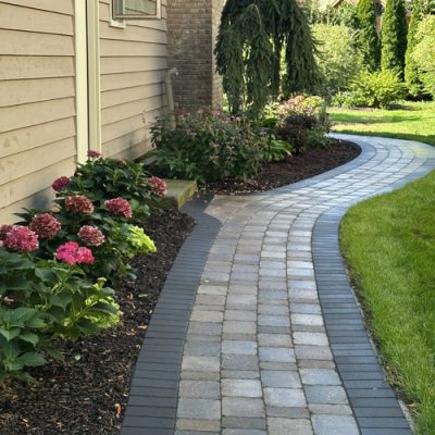 Paver Sidewalks - Chicagoland Hardscapes by Design Pavers