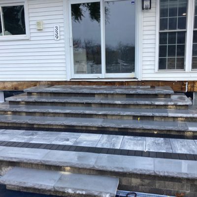 Paver Steps & Landings - Chicagoland Hardscapes by Design Pavers