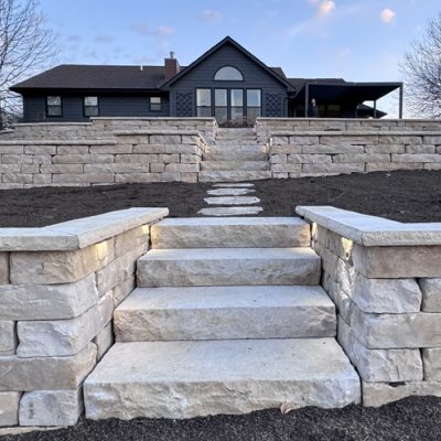 Paver Steps & Landings - Chicagoland Hardscapes by Design Pavers