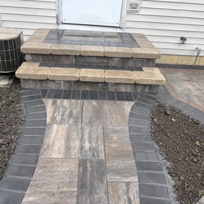 Paver Steps & Landings - Chicagoland Hardscapes by Design Pavers